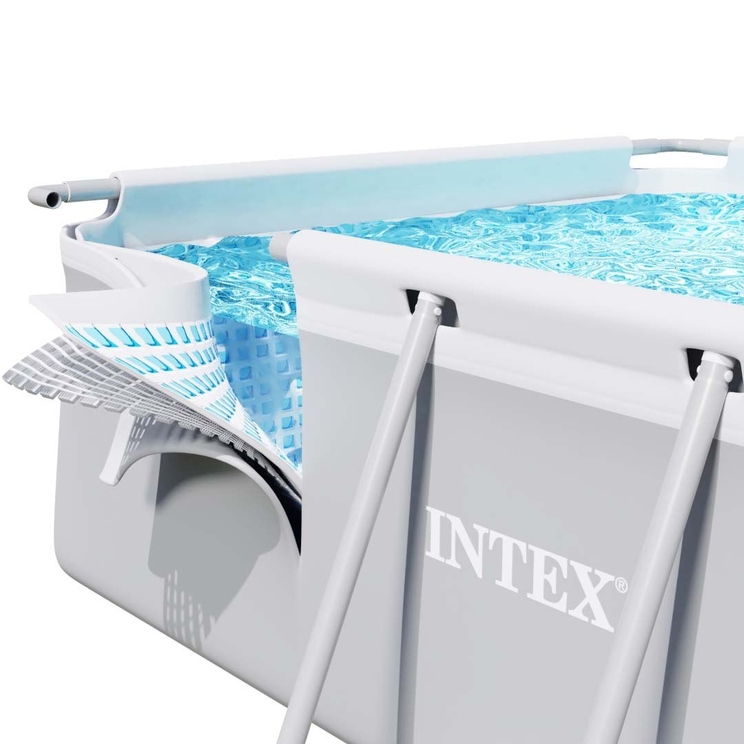 Basen ogrodowy stelażowy 400 x 200 x 100 cm zestaw 4w1 INTEX 26788 - ceny i opinie w sklepie ...